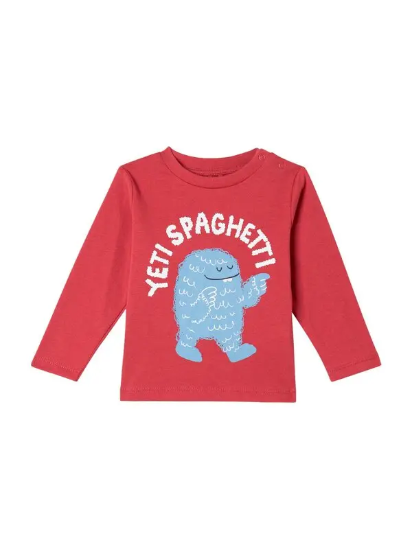 Stella McCartney Mini T-shirt For Babies - Red