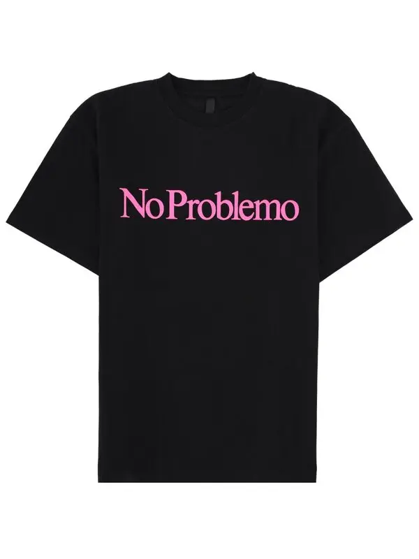 NO PROBLEMO Graphic T-shirt - Black