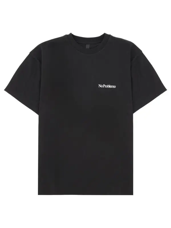 NO PROBLEMO Classic Cotton T-shirt For - Black