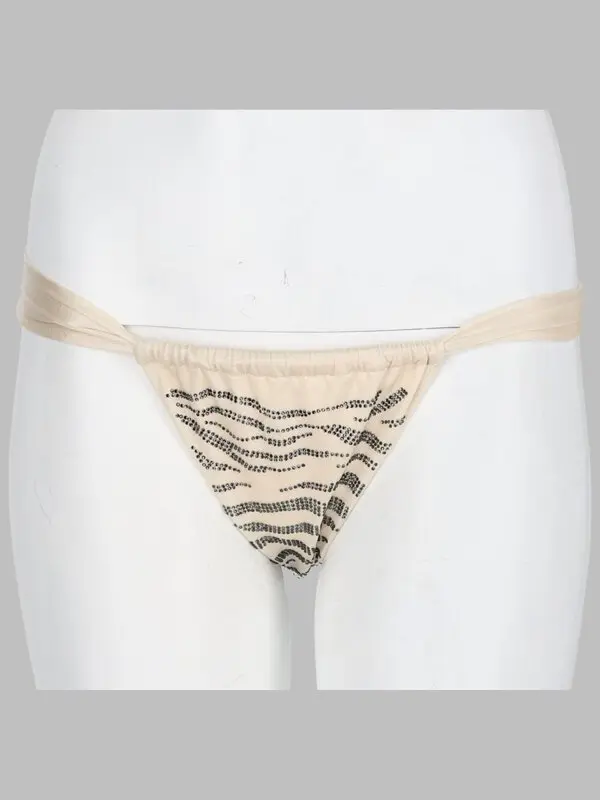 MC2 SAINT BARTH Mini Slip Bikini - Beige