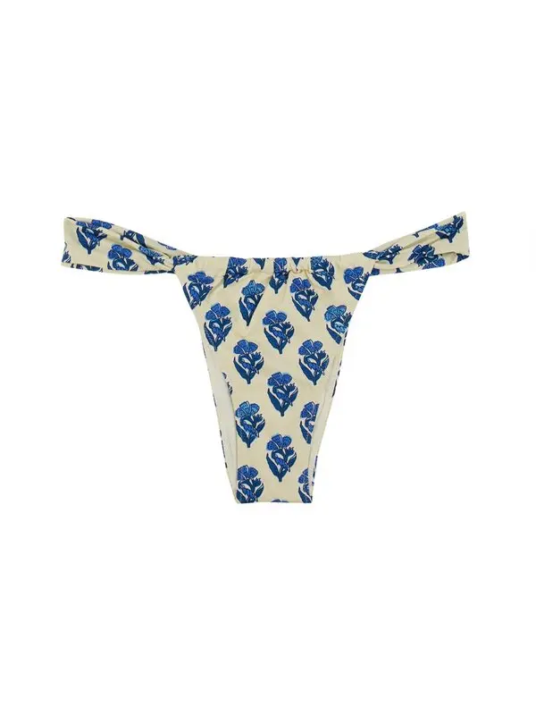 MC2 SAINT BARTH Noelle Mini Bikini Bottom Activewear - Azure