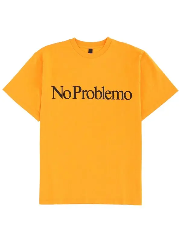 NO PROBLEMO Classic Cotton T-shirt - Orange