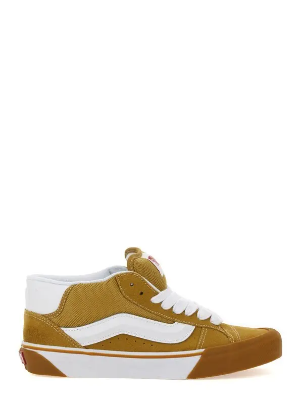 VANS Mini Leather Mid-top Sneakers - Beige