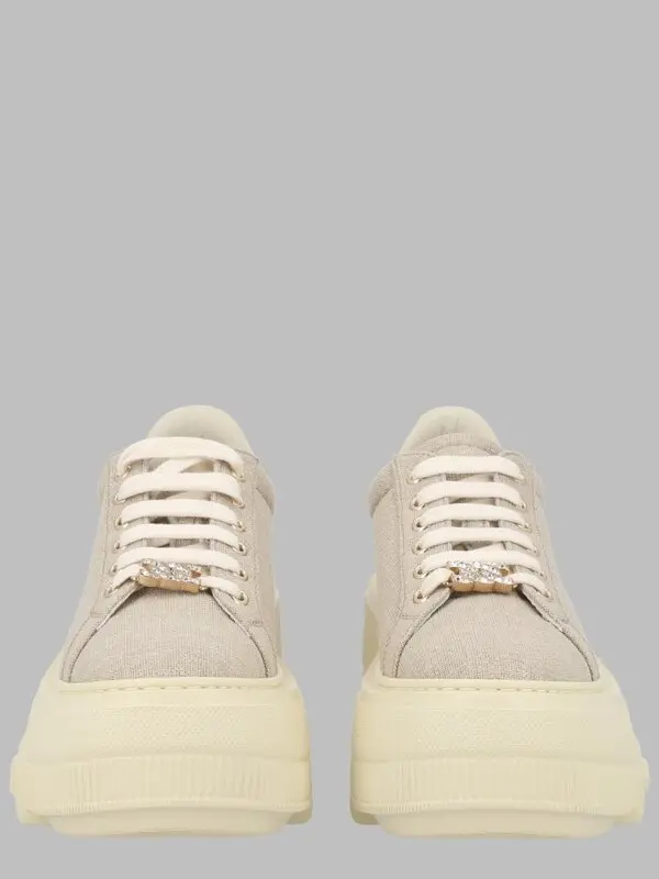 Casadei Nappa Lined Performance Sneakers - Beige