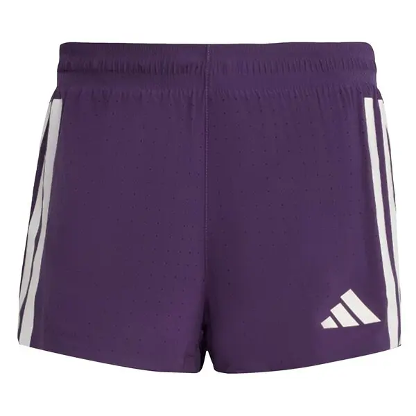 Adidas Adizero Split Shorts 'aurora Plum / Lucid Lemon - Purple