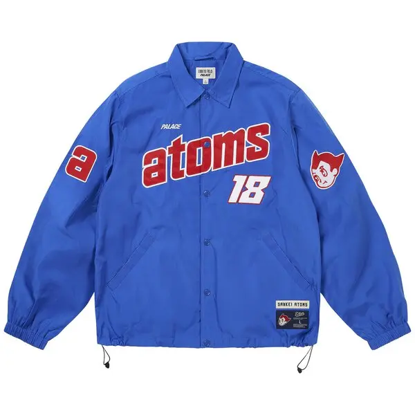 PALACE X Ebbets Field Flannels Sankei Atoms Coach Jacket - Blue