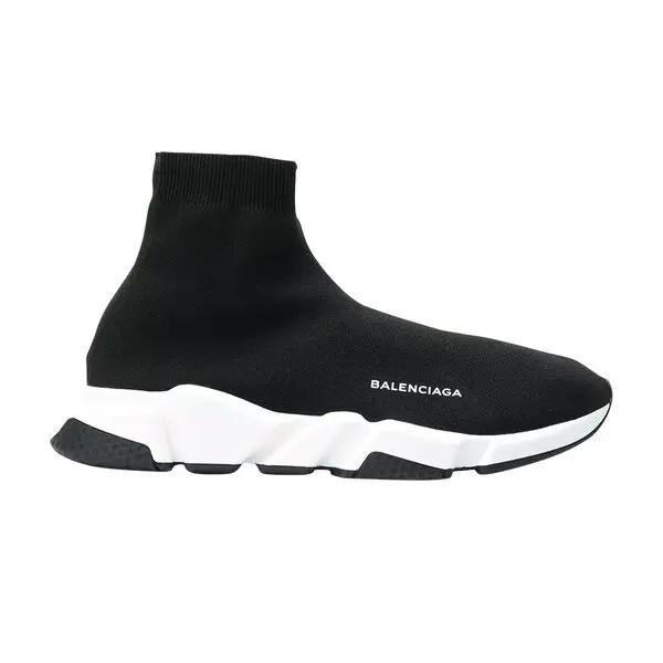 Balenciaga Speed Trainer Mid White' 2018 - Black
