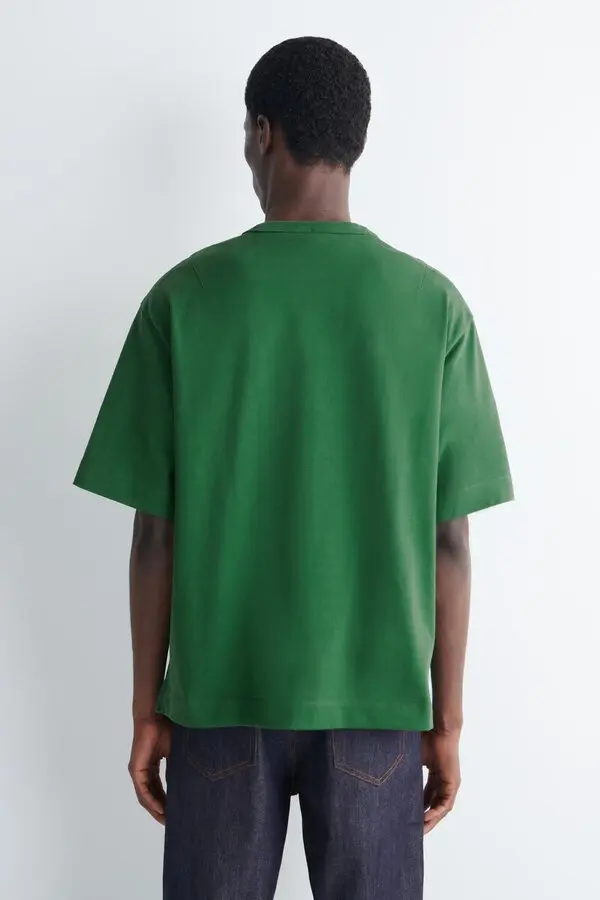 Cos Oversized Pocket-detail T-shirt - Green