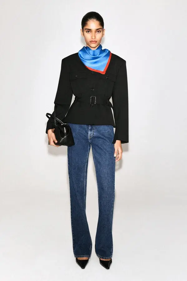 Cos Belted Peplum Jacket