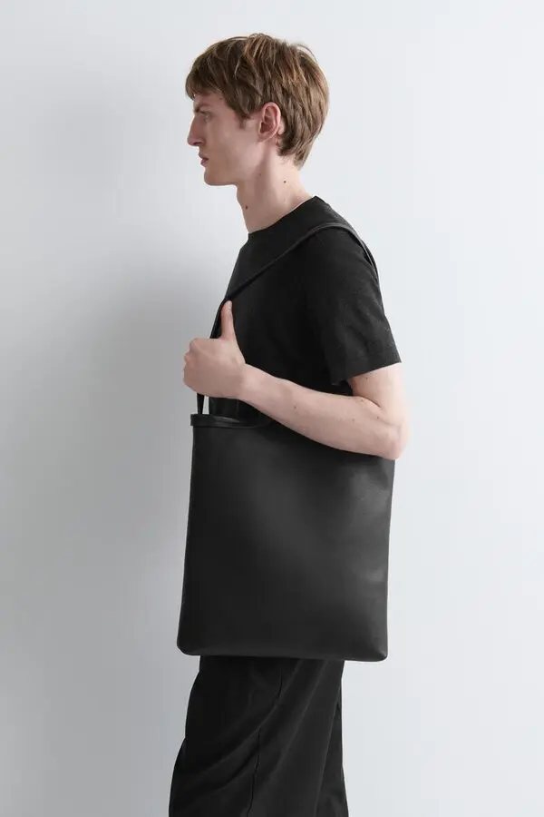 Cos Tether Tote Bag Leather