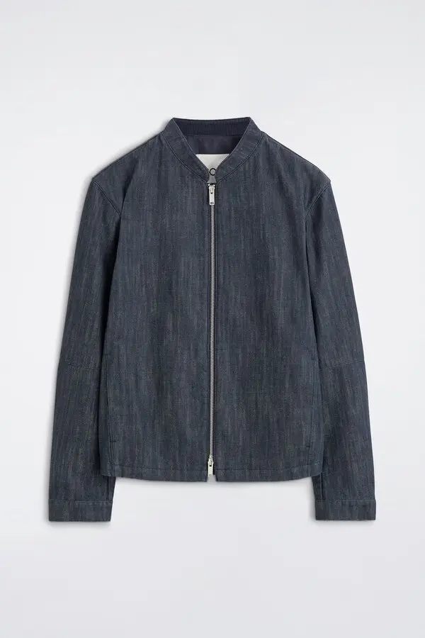Cos Denim Bomber Jacket