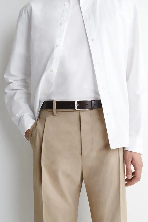 Cos Cotton Regular-fit Straight-leg Pants