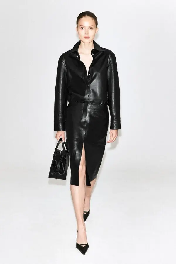 Cos Leather Shirt