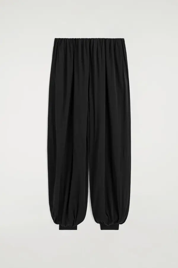 Cos Gathered Jersey Balloon Pants