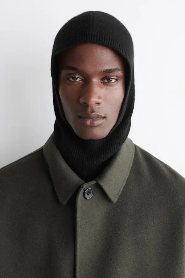 Cos Ribbed Wool-cashmere Balaclava