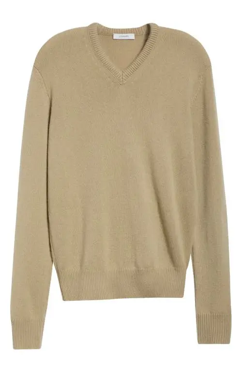 LEMAIRE V-neck Cashmere Sweater - Linden
