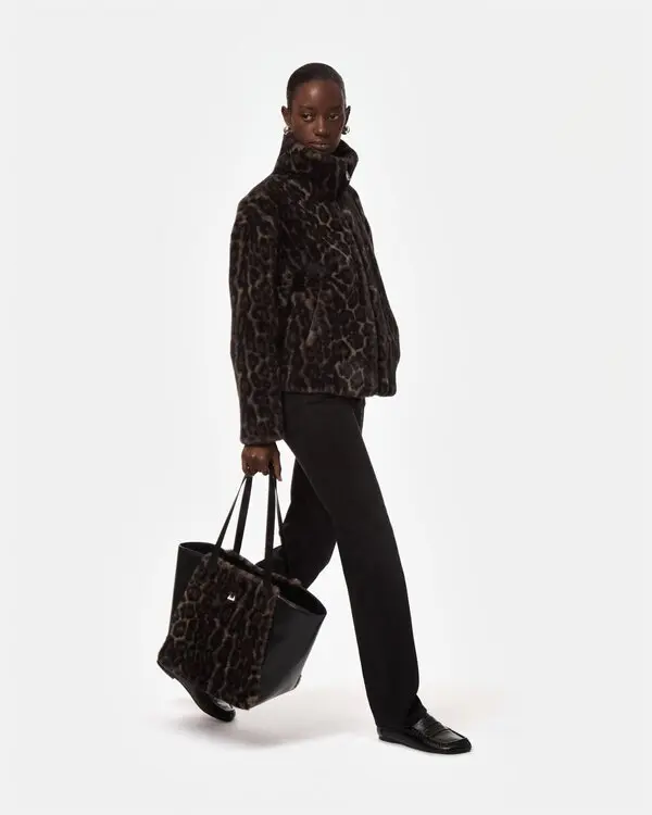 Apparis Brooks Leopard Coat