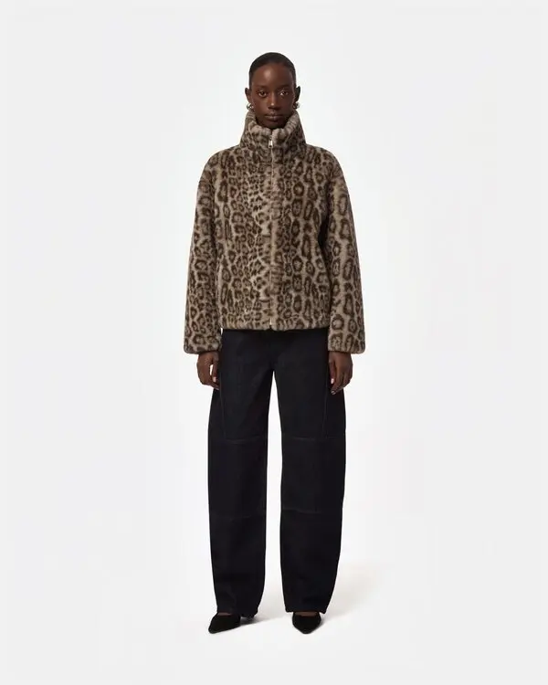 Apparis Brooks Leopard Coat - Light Leopard