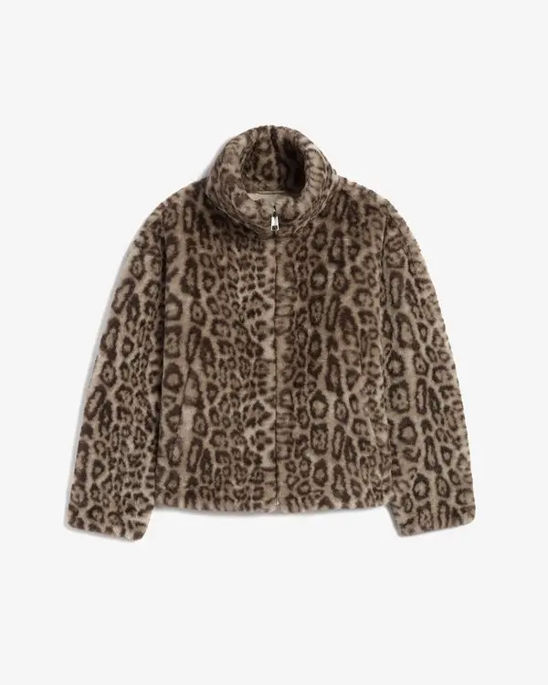 Apparis Brooks Leopard Coat