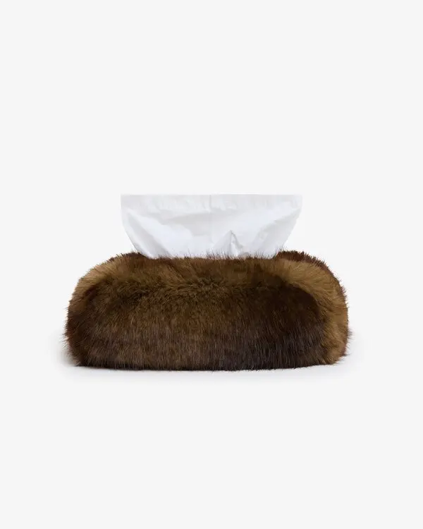 Apparis Davey Long Tissue Box Cover - Mink