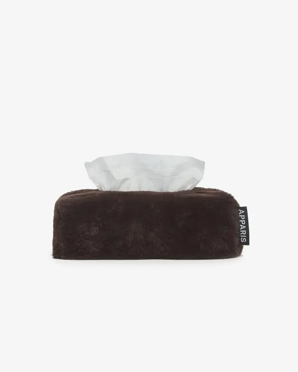 Apparis Davey Long Tissue Box Cover - Espresso