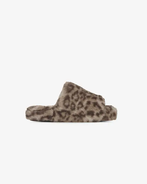 Apparis Dillon Leopard Slide - Light Leopard
