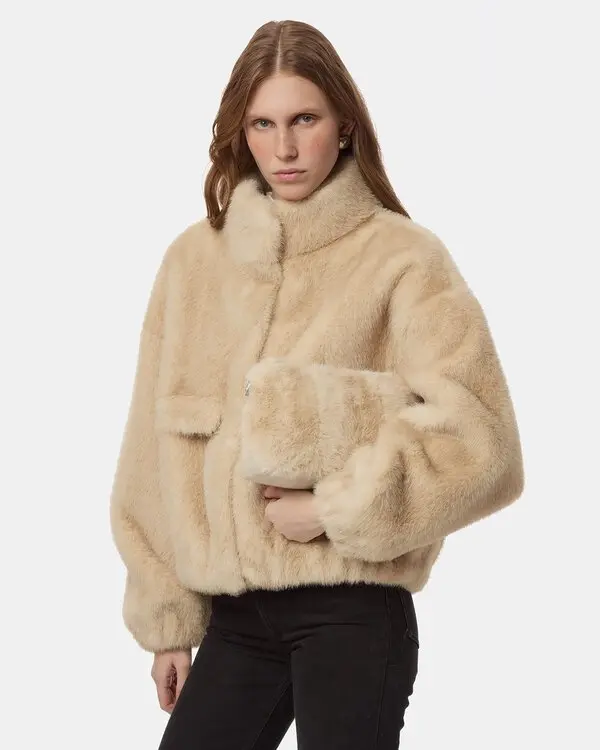 Apparis Amelia Shaved Mink Crossbody Bag