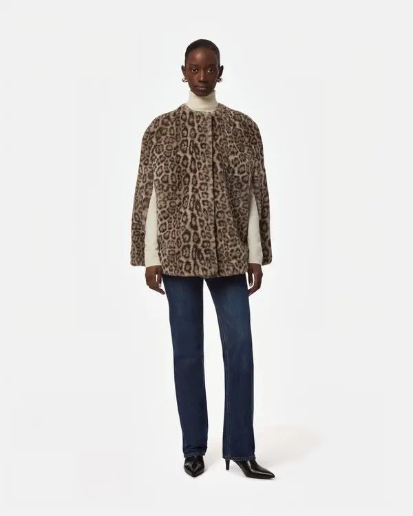 Apparis Sloane Leopard Cape - Light Leopard