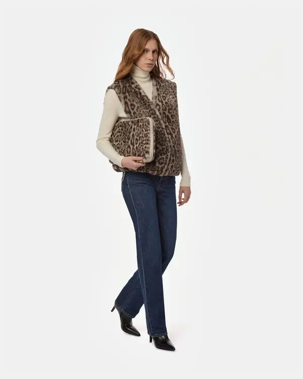 Apparis Lyle Leopard Vest