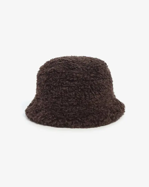 Apparis Amara Bouclette Bucket Hat - Brown