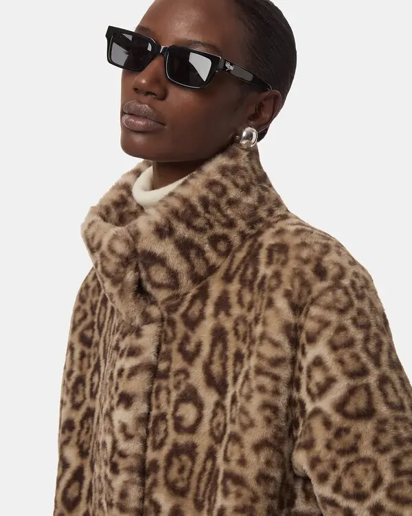 Apparis Blair Leopard Coat
