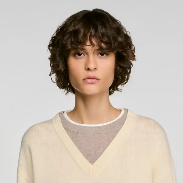 Sandro 2-in-1 Wool And Cashmere Jumper