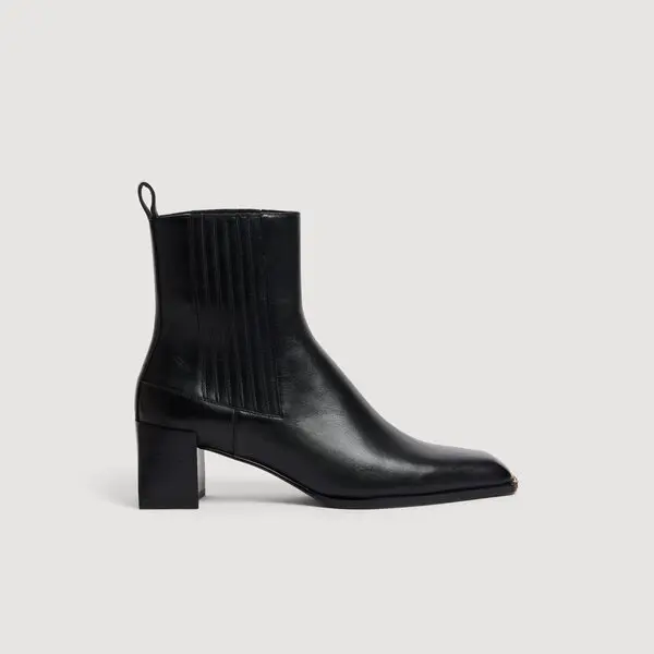 Sandro Leather Shoes - Black