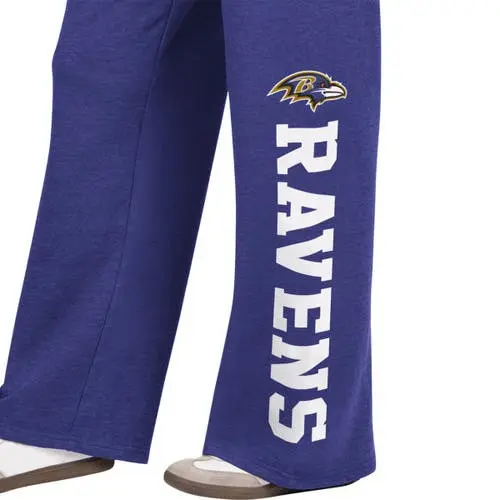 STARTER Baltimore Ravens Field Wide Leg Sweatpants