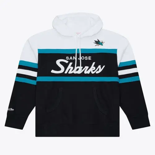 Mitchell & Ness San Jose Sharks Head Coach Hoodie