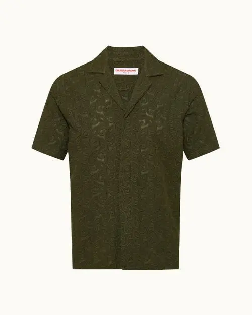 Orlebar Brown Maitan Broderie Relaxed-fit Shirt
