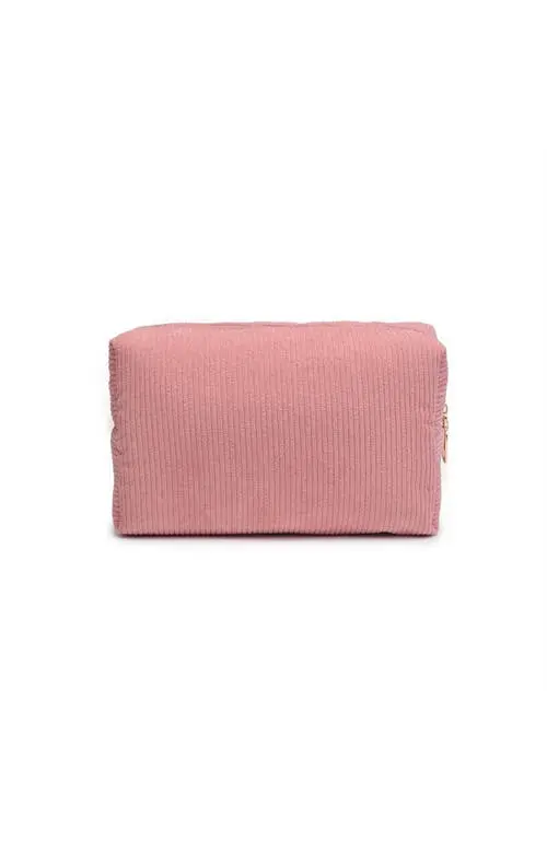 URBAN ESSENTIALS Corduroy Cosmetic & Travel Organizer Pouch