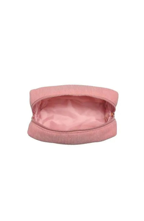 URBAN ESSENTIALS Corduroy Cosmetic & Travel Organizer Pouch