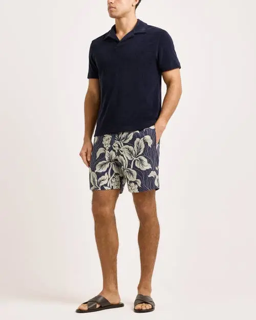 Orlebar Brown Alex Linen Relaxed-fit Shorts