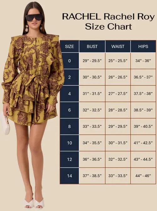 Rachel Rachel Roy Florence Long Puff Sleeve Mini Dress