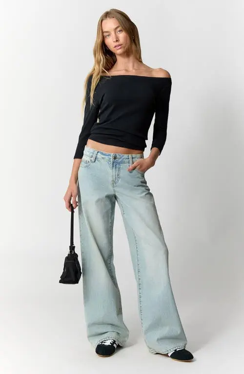 PACSUN Low Rise Baggy Jeans