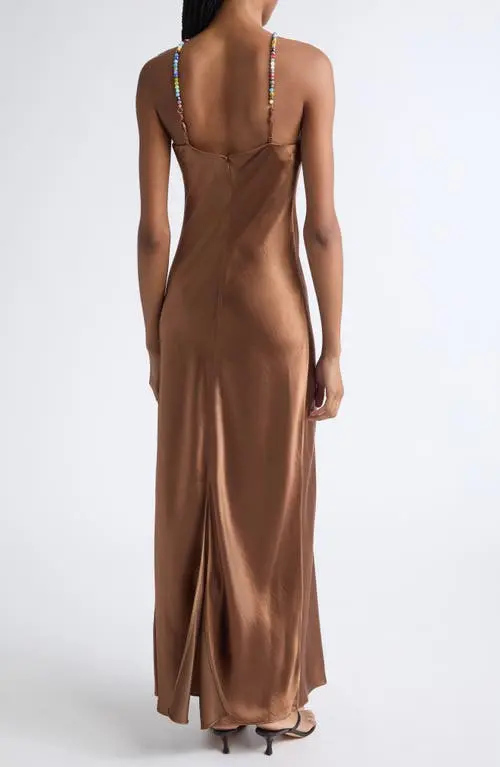 Staud Cadence Halter Neck Gown