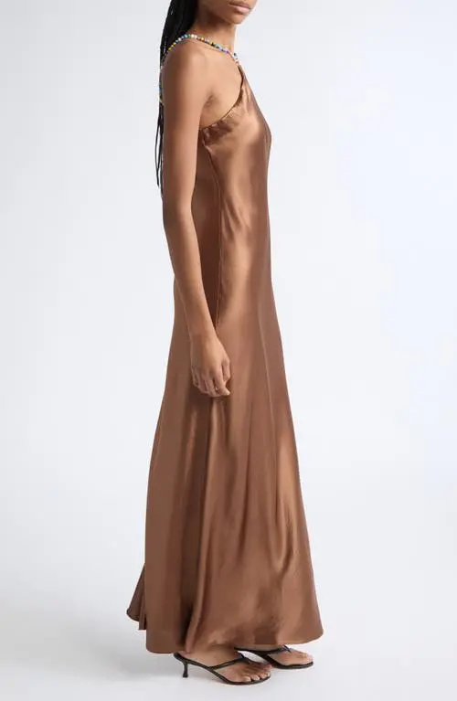Staud Cadence Halter Neck Gown