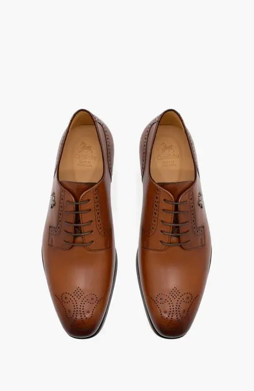 CAVALINHO Lusitano Leather Derby Brogue Shoes