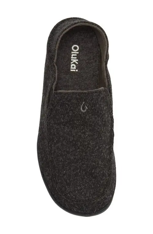 Olukai Moloa Hulu Ii Slip-on Slipper - Black/black