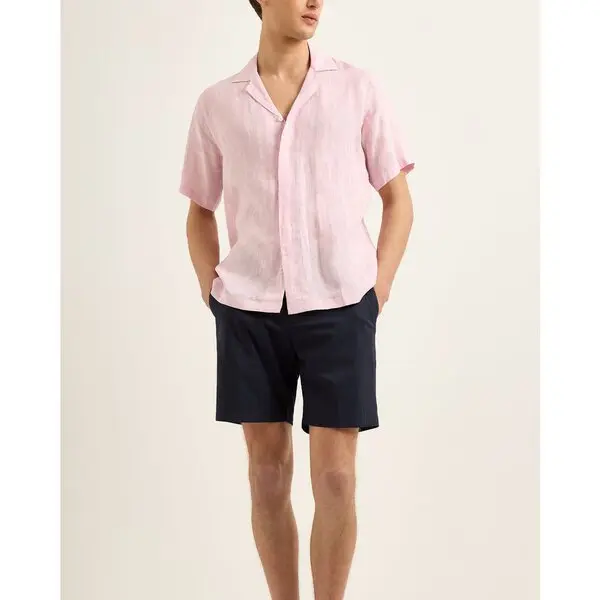 Orlebar Brown Norwich Seersucker Tailored-fit Shorts - Night Iris