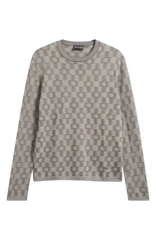 Emporio Armani Wool Crewneck Sweater - Grey