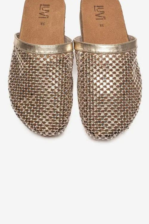 PROLOGUE SHOES Montera Embellished Mule