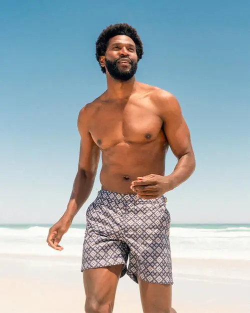 Orlebar Brown Bulldog Printed Mid-length Swim Shorts