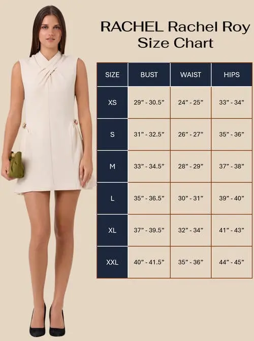 Rachel Rachel Roy Sloane Twist Neck Mini Dress